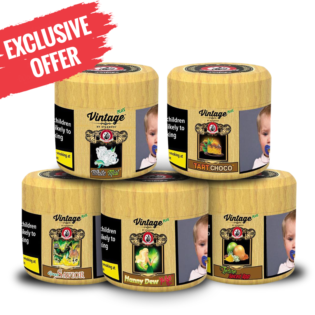 Starbuzz London Shisha Hookah Apple on top Khalil Mamoon E Juice Vape