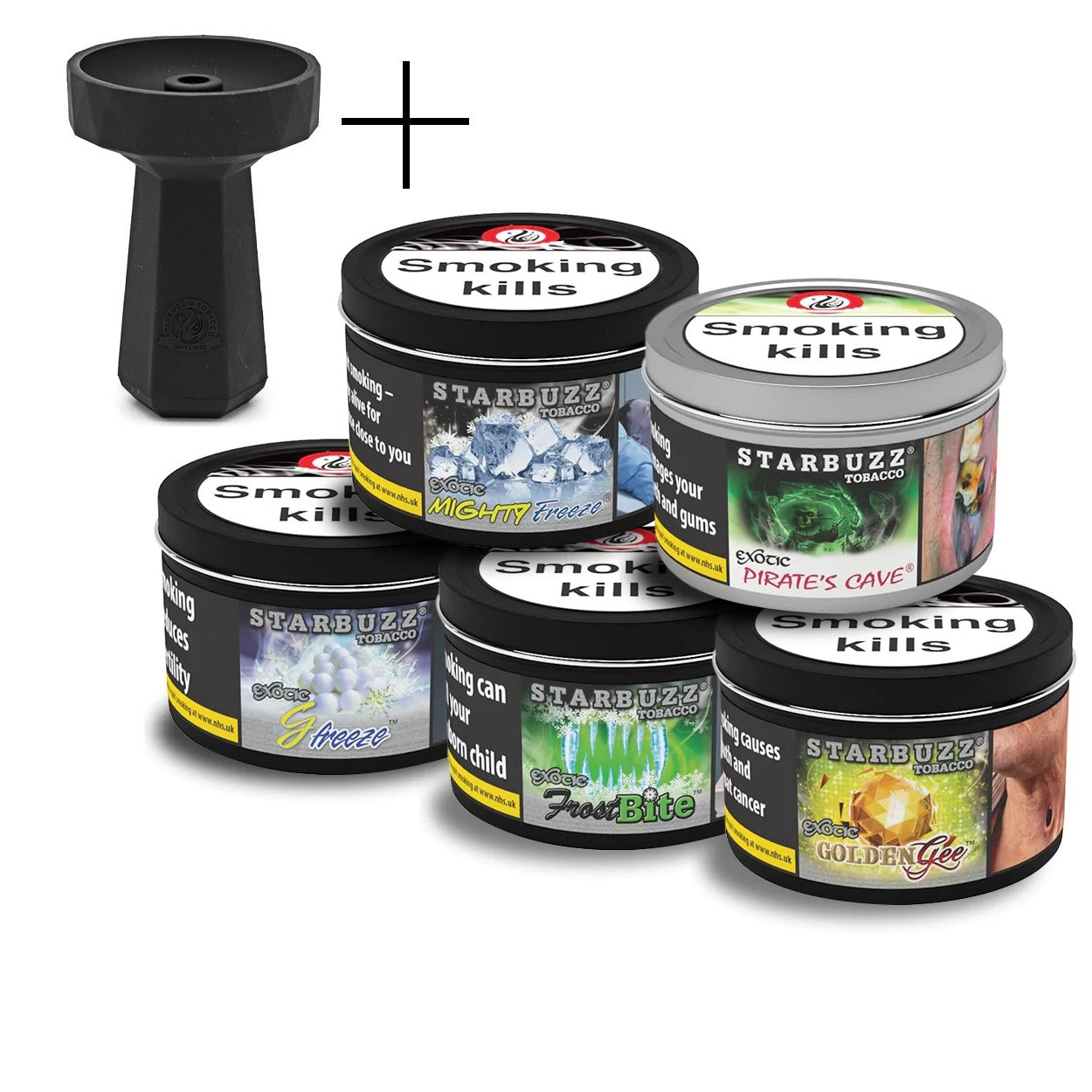 Starbuzz London Shisha Hookah Apple on top Khalil Mamoon E Juice Vape