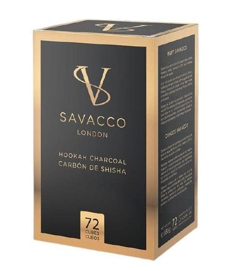 Savacco Shisha Charcoal 72 Cubes - 1kg – Starbuzz London